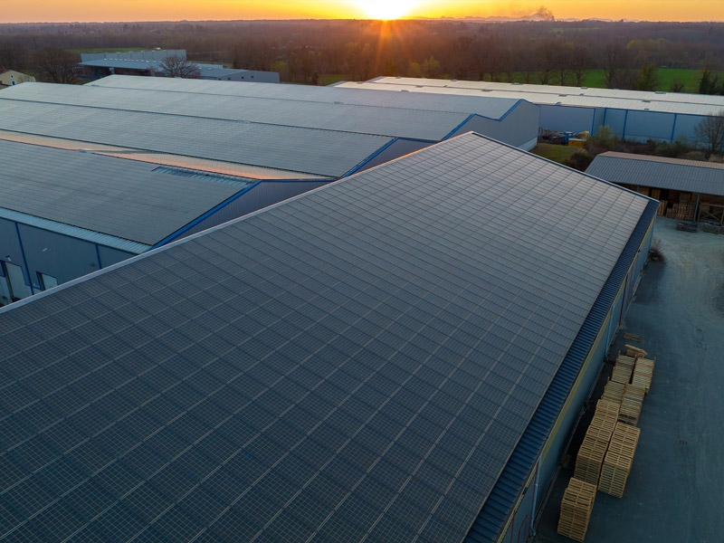 Sunshine commercial solar panel system installation - Craftec Electric